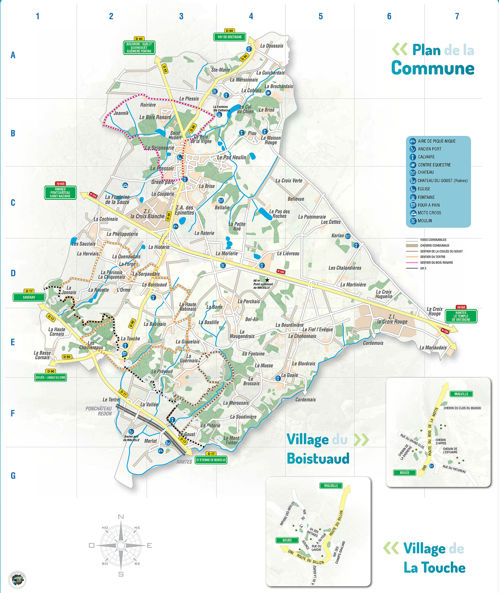 Plan de ville - malville